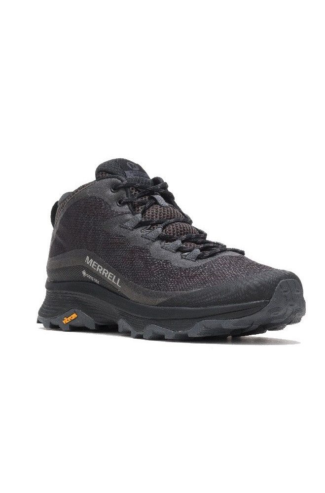 Merrell Moab Speed Mid GTX (wasserdicht) schwarz/asphaltgrau Herren ...
