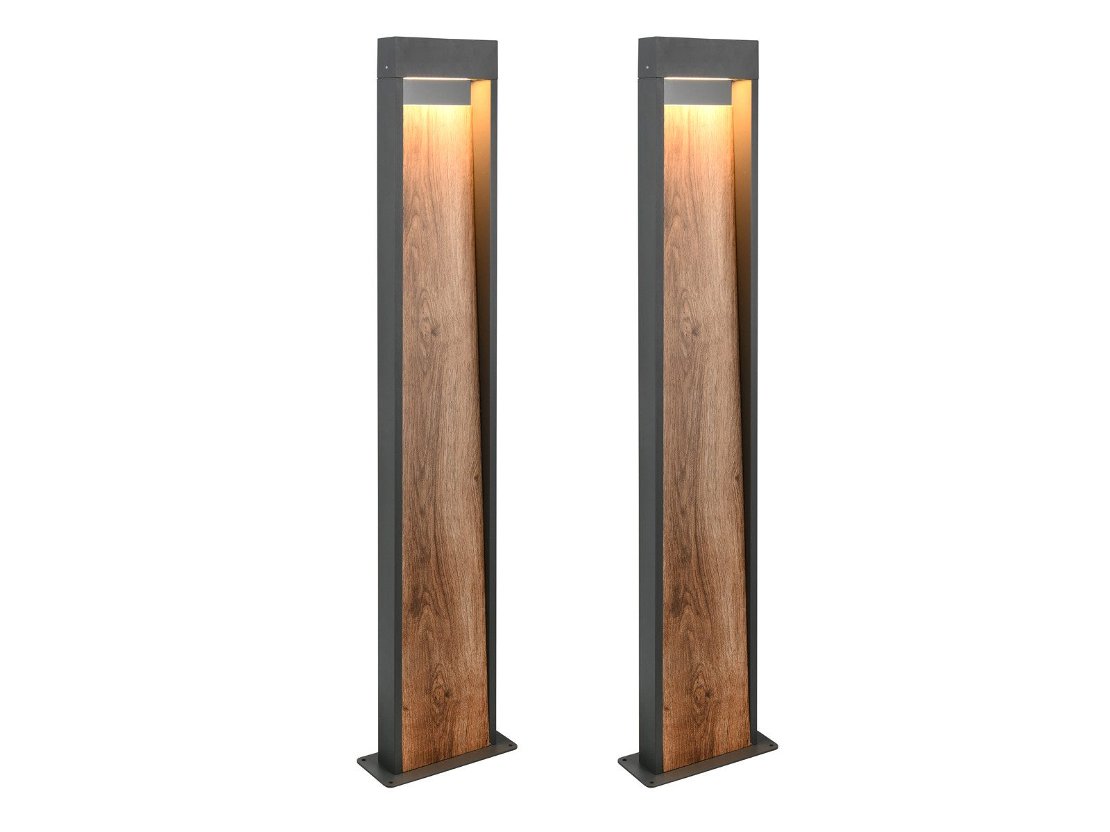 Trio Leuchten Led Pollerleuchte Led Fest Integriert Warmweiß 2er Set