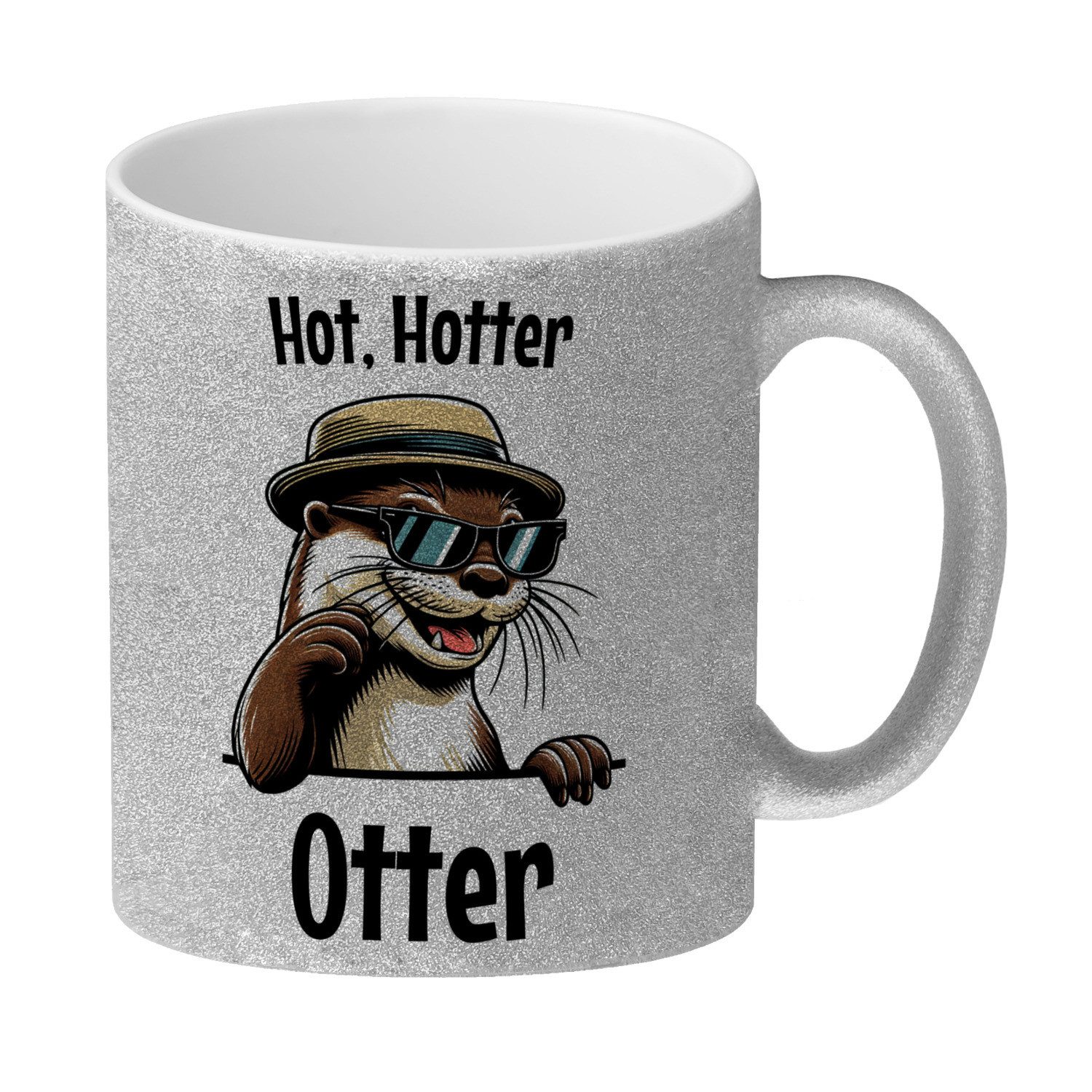 Speecheese Tasse Cooler Otter Glitzer Kaffeebecher Mit Spruch Hot