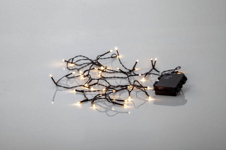 Star Trading Led Lichtleiste Star Led Lichterkette Akku 40 Warmwhite Led