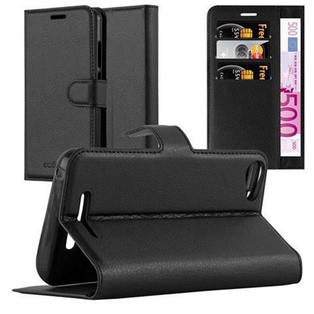 Cadorabo Handyhülle Book Stand Wiko Jerry Klappbare Handy Schutzhülle