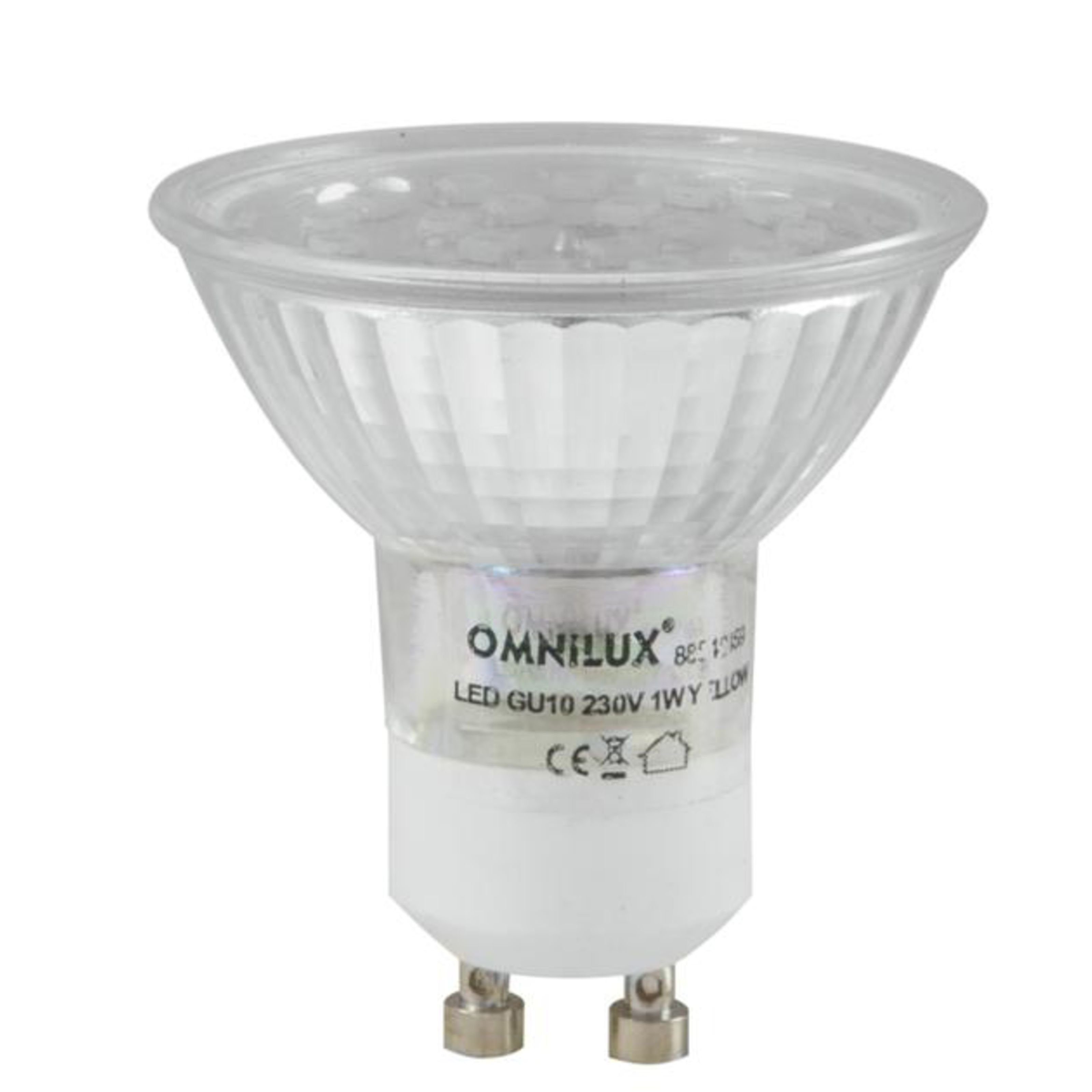 OMNILUX LED-Leuchtmittel, GU-10 230V 18x 1W LED Blue Led Lamp - LED Brenner