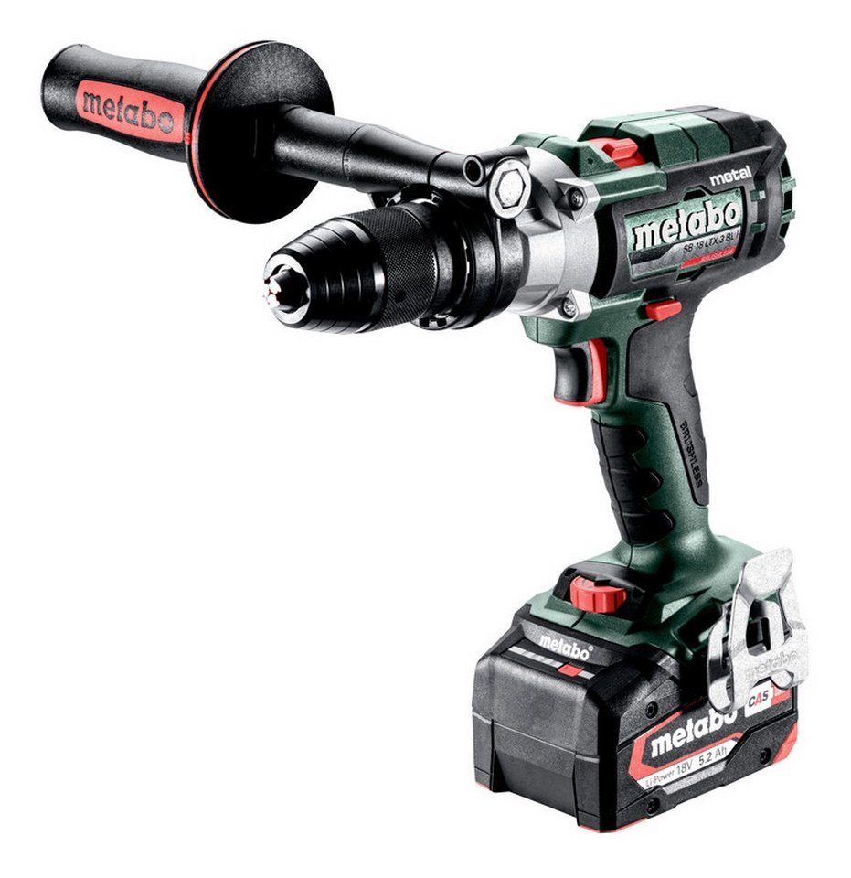 metabo Akku-Schlagbohrschrauber SB 18 LTX-3 BL I, 18 V, Metal 2 x 5,2 Ah Li-Ion in metaBox 145 L
