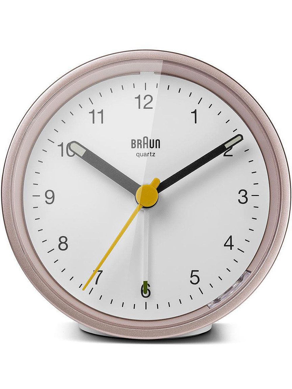 Braun Wecker Braun BC12PW Klassik Wecker Crescendo-Alarm,Schlummerfunktion