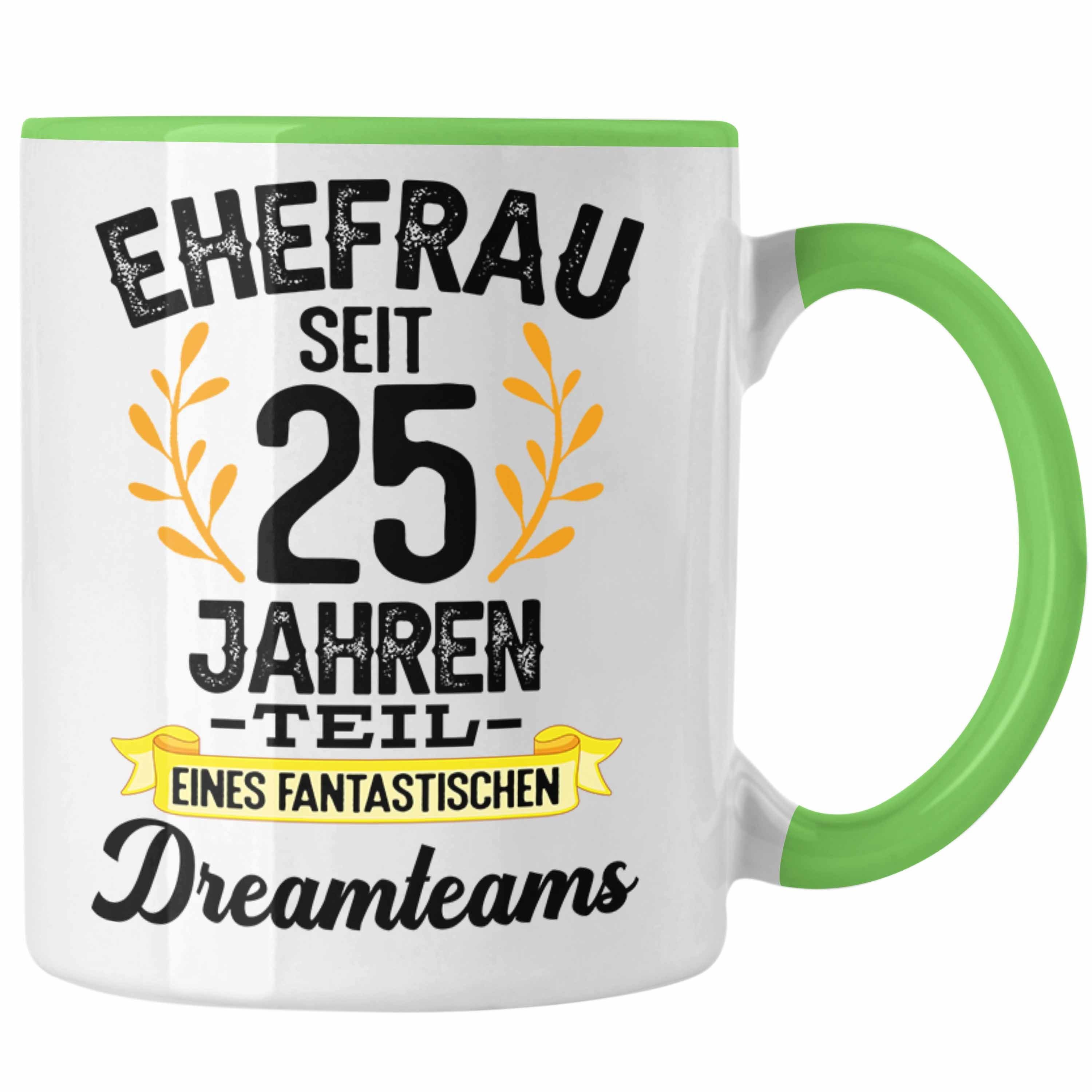 Trendation Tasse Trendation - Ehefrau 25 Jahre Jahrestag Silberne Hochzeit Jubiläum Hoc