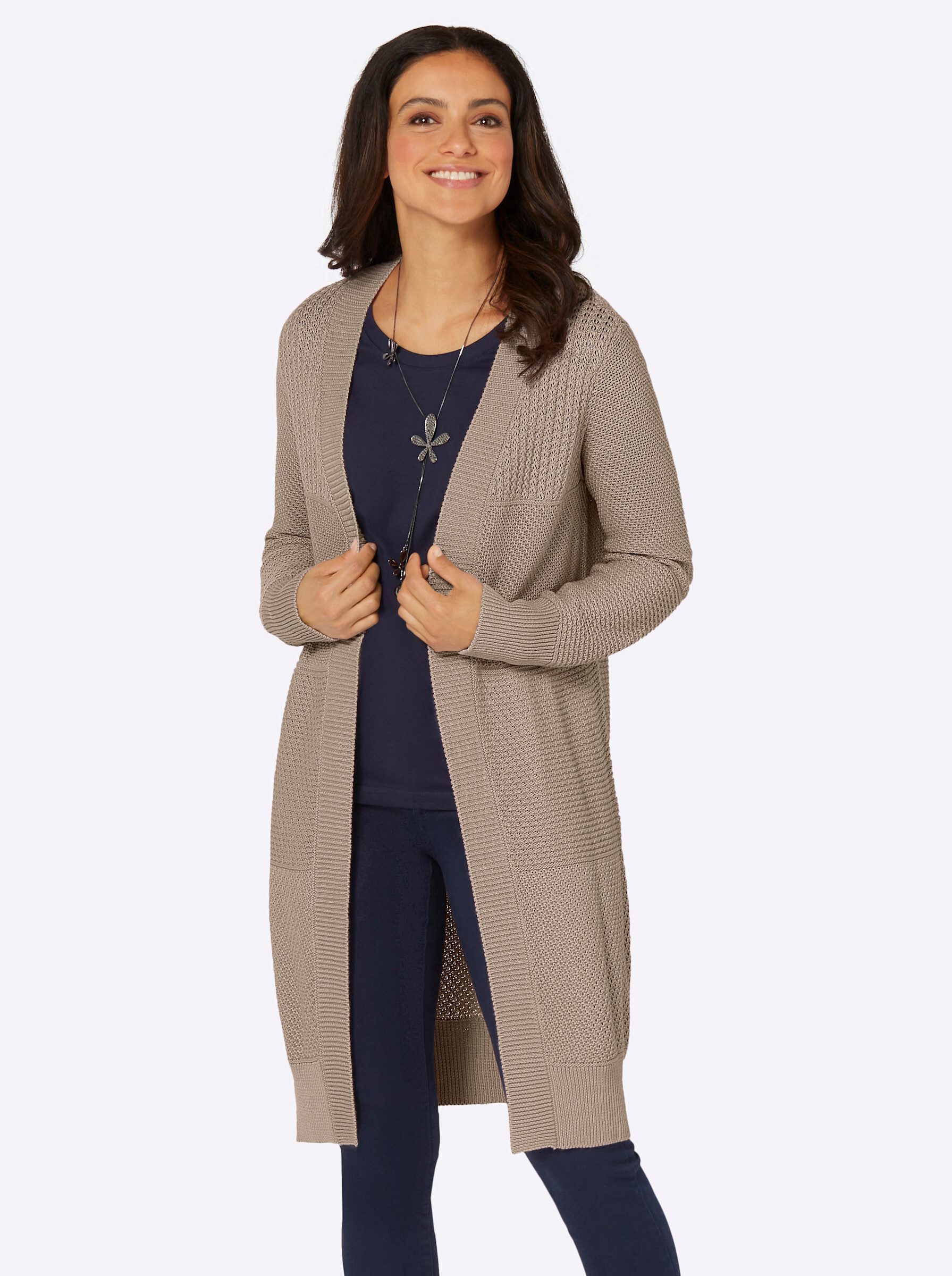 Witt Strickjacke Strickmantel, Aktueller Strickmuster-Mix