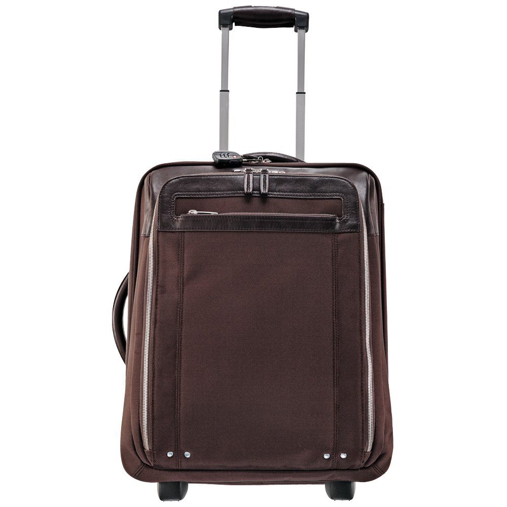 Piquadro Business Trolley Link 2 Rollen Leder Ausstattung Taschen