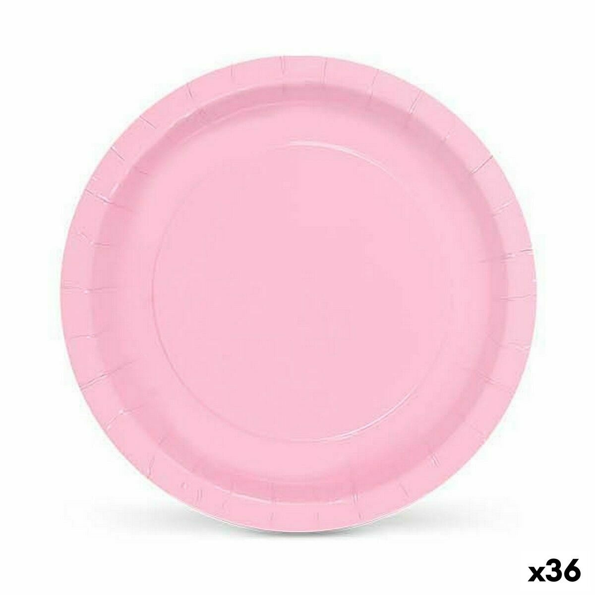 Algon Geschirr-Set, Geschirr-Set Algon Einwegartikel Pappe 20 cm Rosa ...