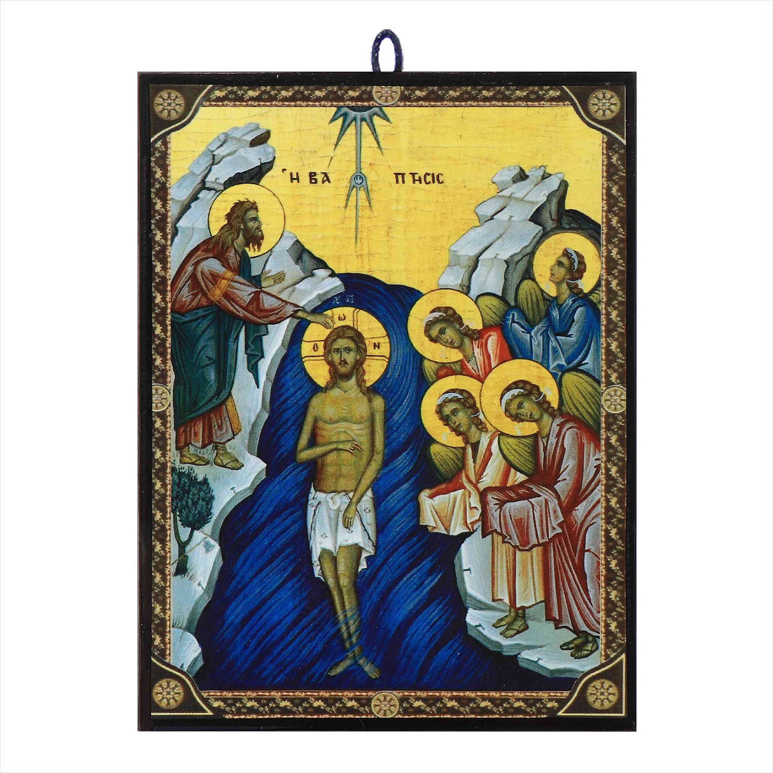 NKlaus Bild Ikone Taufe Jesu aus Griechenland, Religion