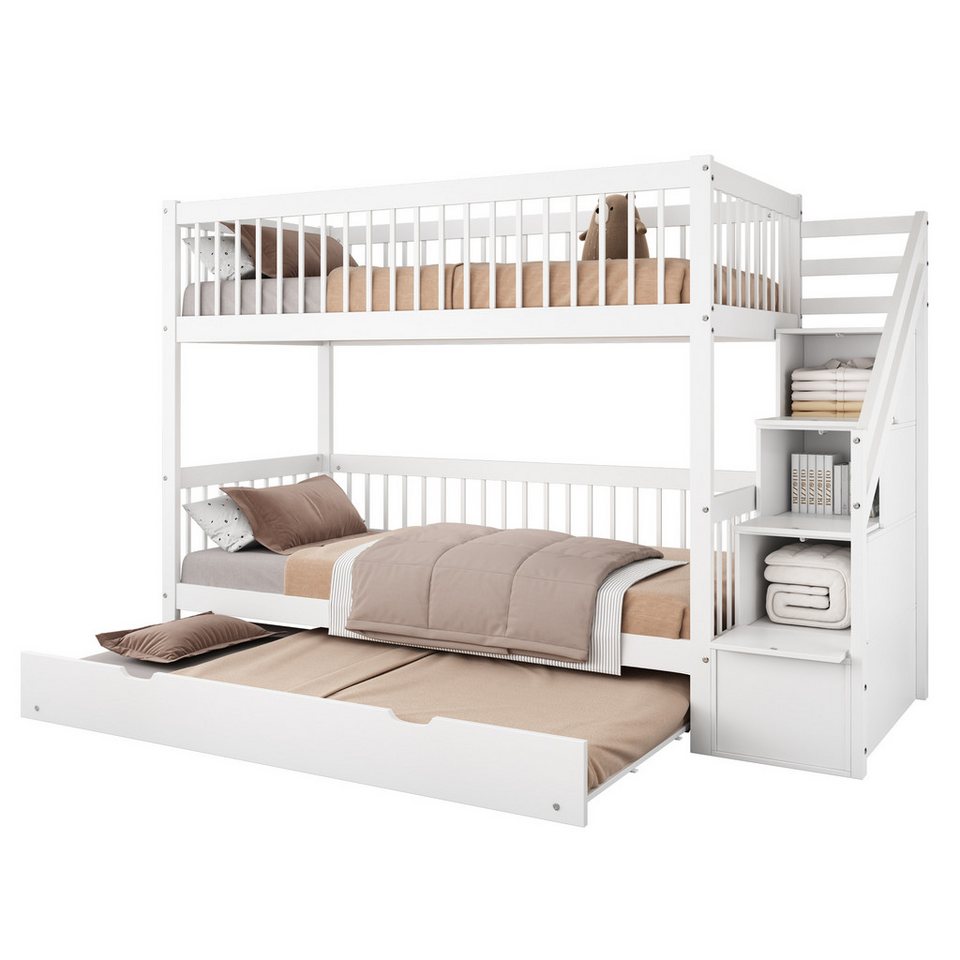 Rutaqian Kinderbett Etagenbett Mit Rollbett Kinderbett Mit