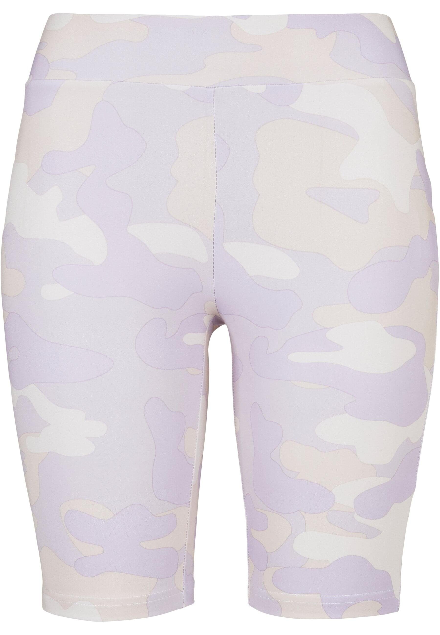 Urban Classics Stoffhose Urban Classics Damen Ladies High Waist Camo