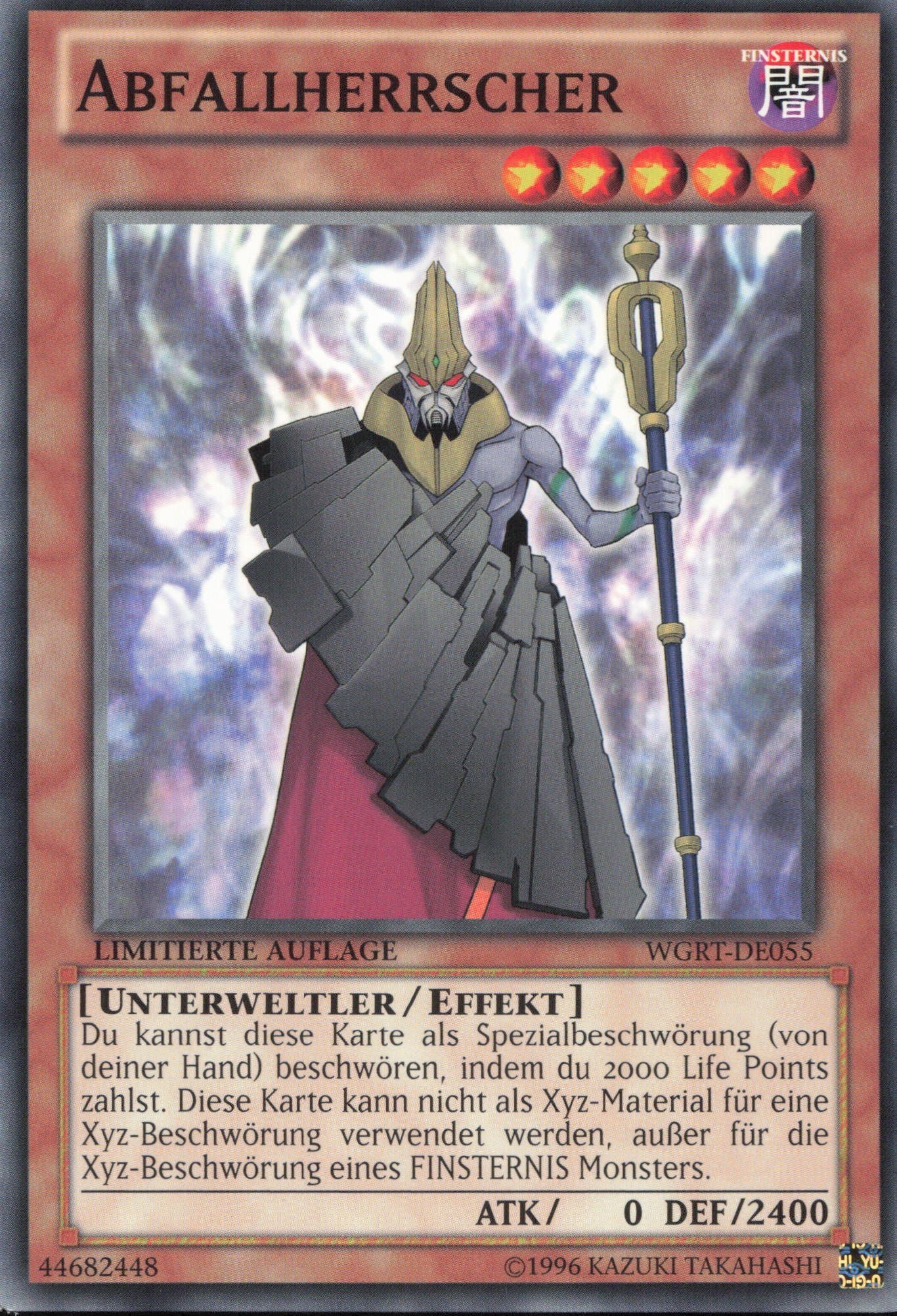 Recollectibles Sammelkarte Yugioh Karte Abfallherrscher Deutsch Yu Gi