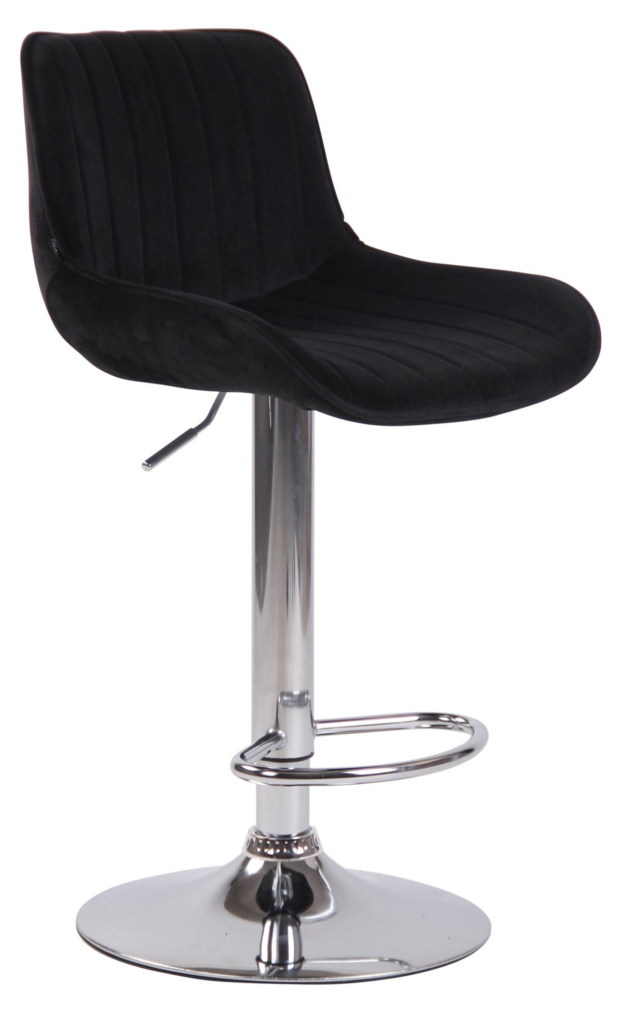 CLP Barhocker »Barhocker Lentini Samt chrom«