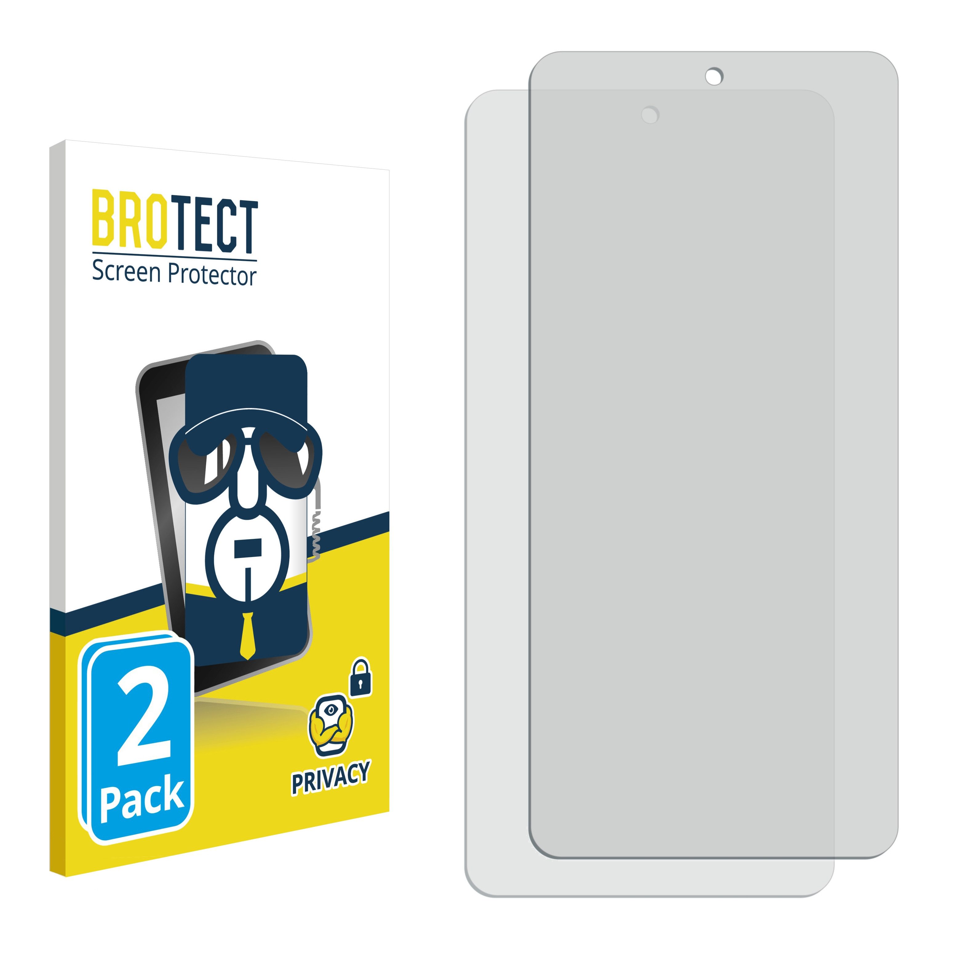 Brotect Displayschutzfolie Sichtschutzfolie Für Xiaomi Redmi Note 14 2