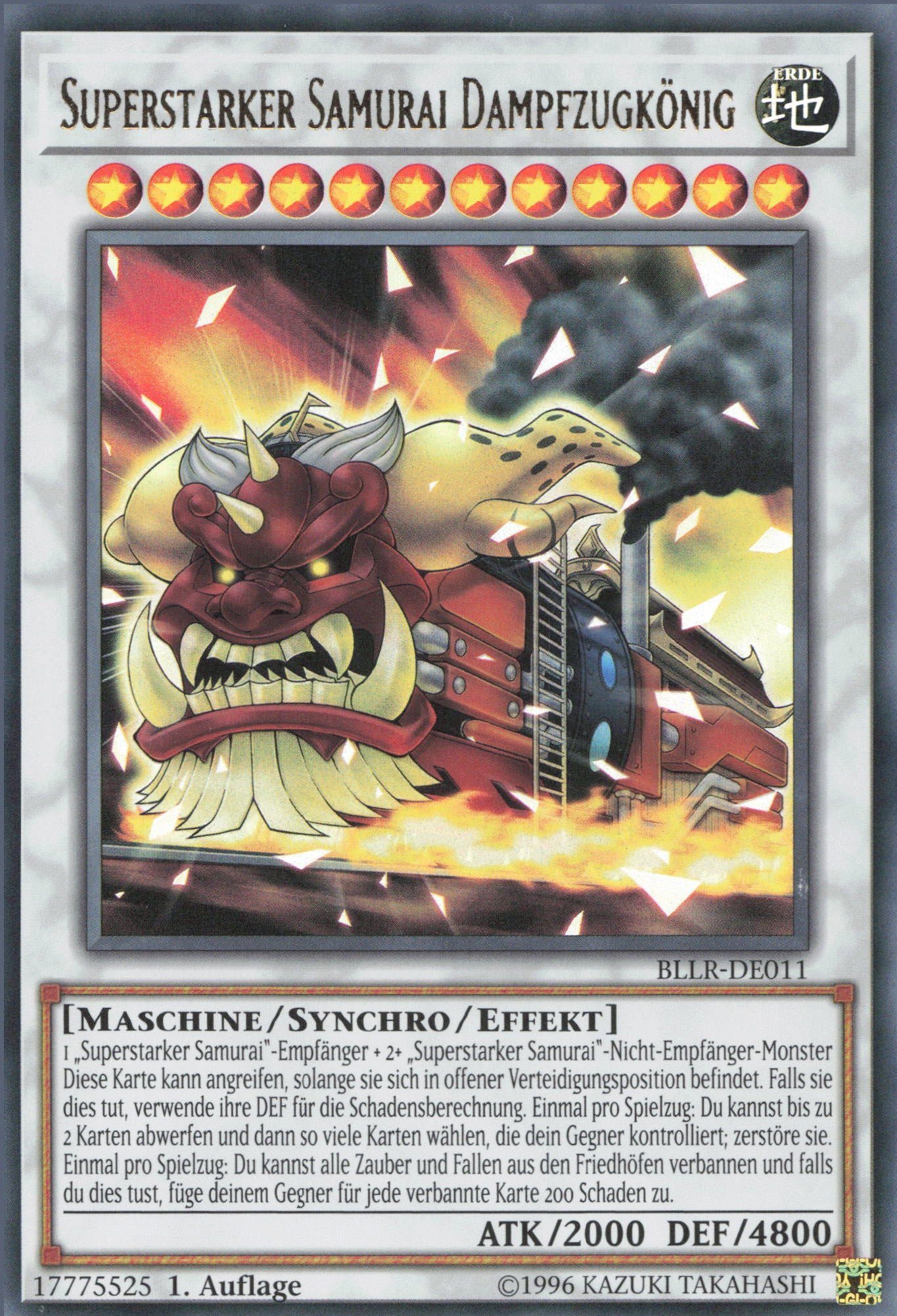 Recollectibles Sammelkarte Yugioh Karte Superstarker Samurai