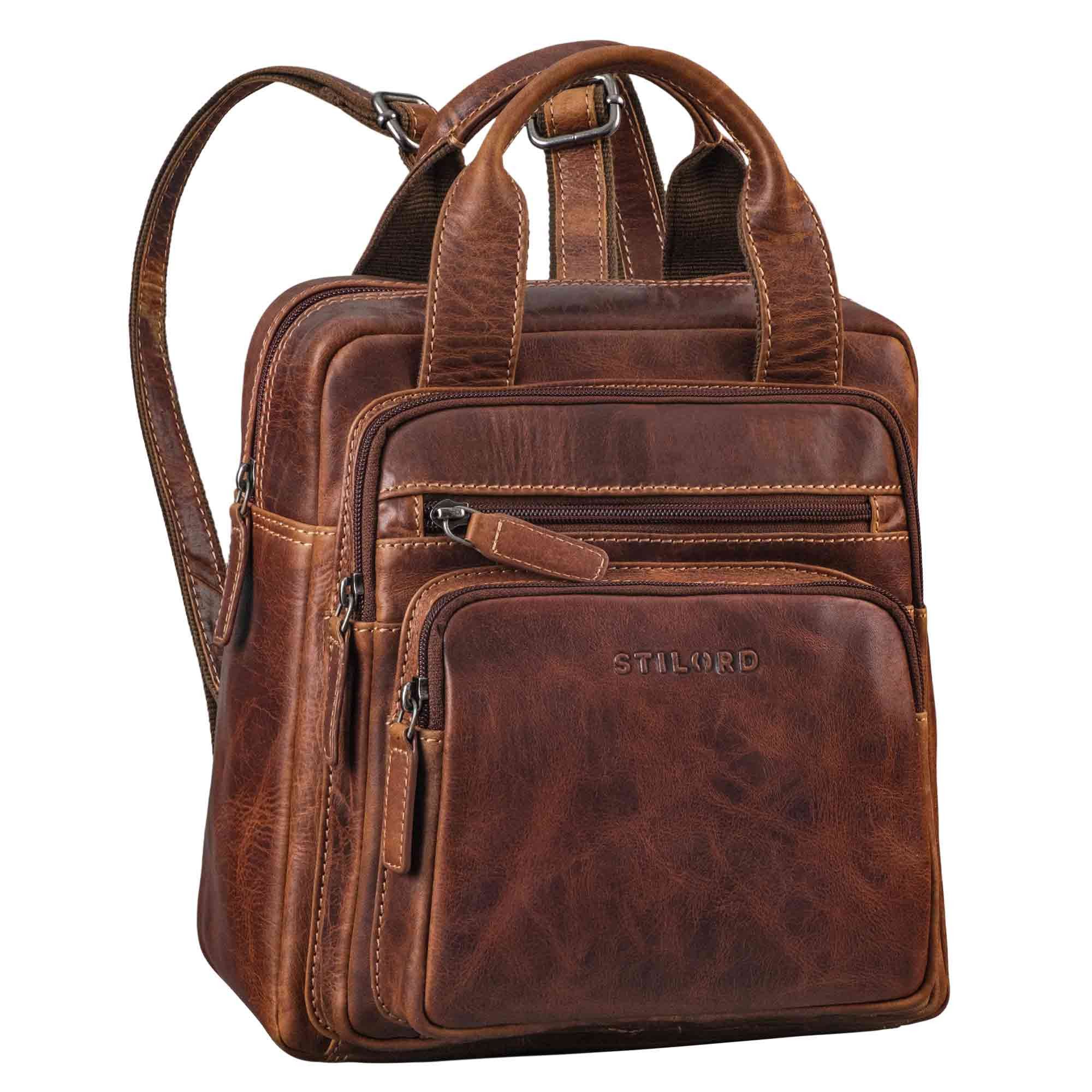 STILORD Cityrucksack "Maple" Rucksack Tasche Damen Echtes Leder mit ...