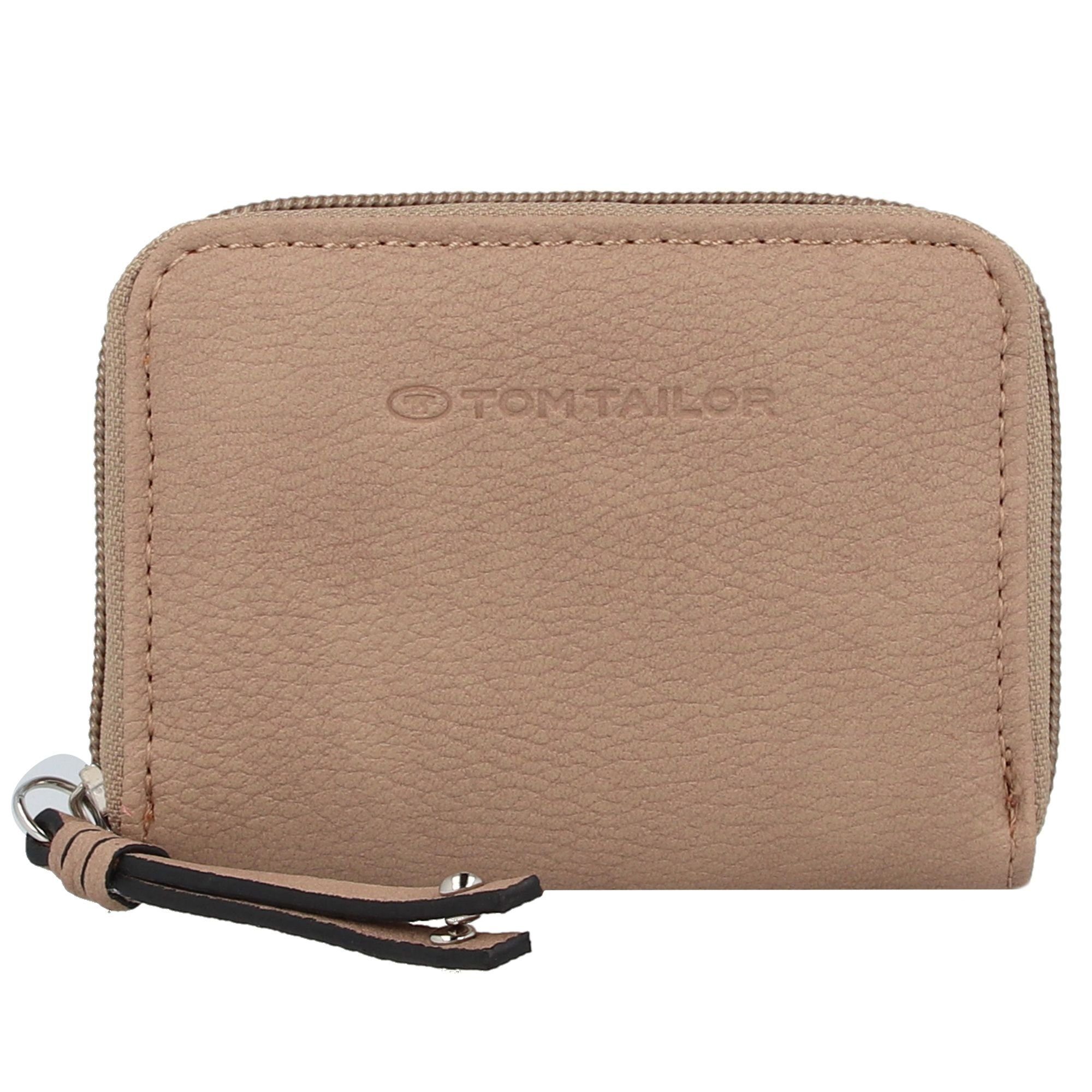 TOM TAILOR Geldbörse »CAIA WALLETS Small zip wallet«, mit Zierband am ...
