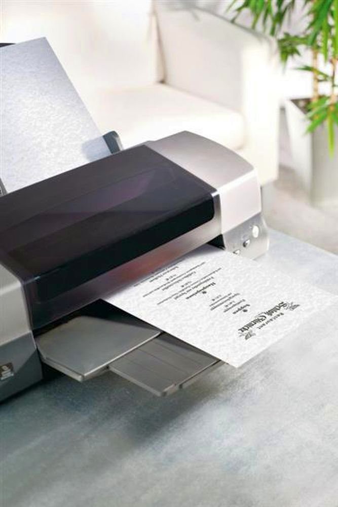Sigel Papierkorb Sigel Designpapier A4 200g Perga grau 50B