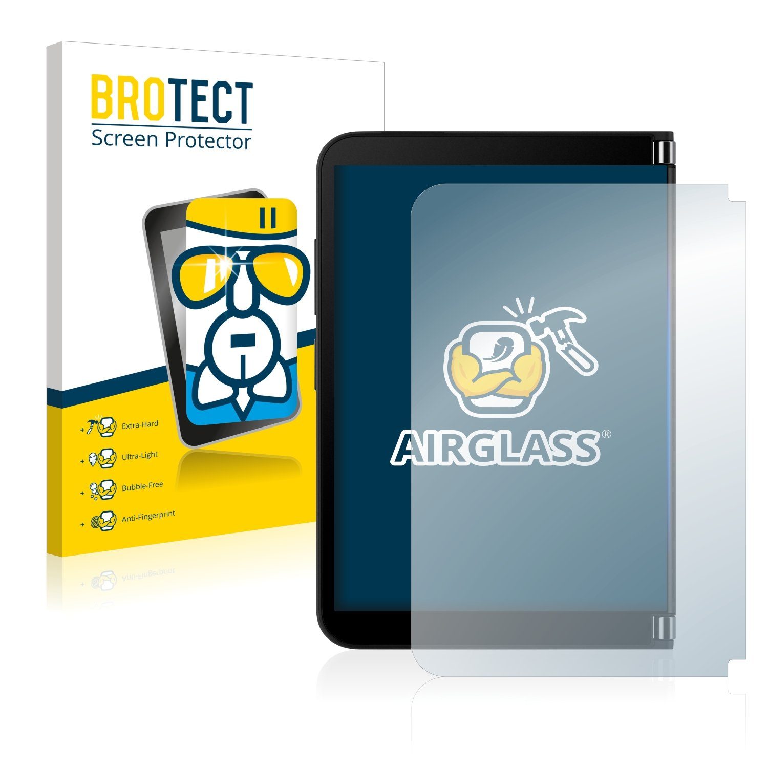 Brotect Flexible Panzerglasfolie Für Microsoft Surface Duo 2 Äußeres