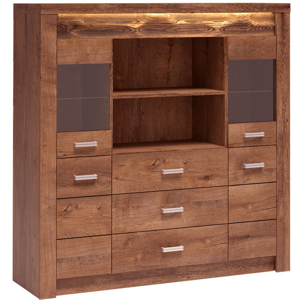 Lomadox Highboard Ingenio 161 Kommode Hochkommode Sideboard Anrichte
