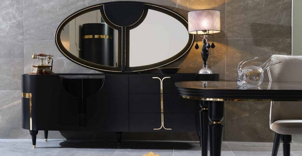 Jvmoebel Kommode Kommoden Anrichte Möbel Schrank Garnitur Set 2tlg Kommode