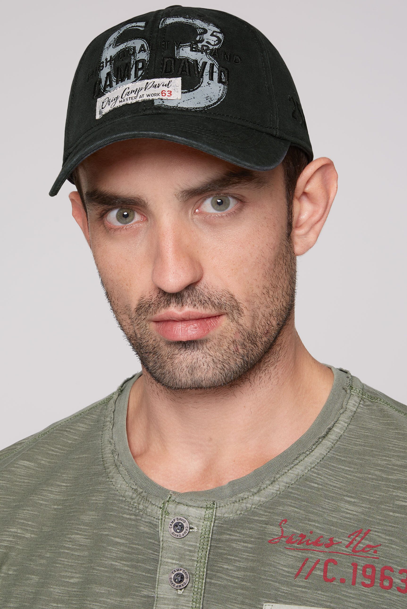 CAMP DAVID Baseball Cap mit Belüftungslöcher, Klettverschluss zum ...