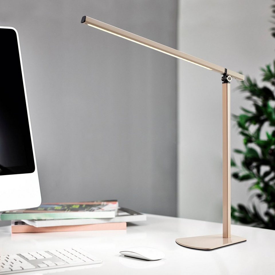 Melitec Led Schreibtischlampe T40 6 Led Fest Integriert Warmweiß