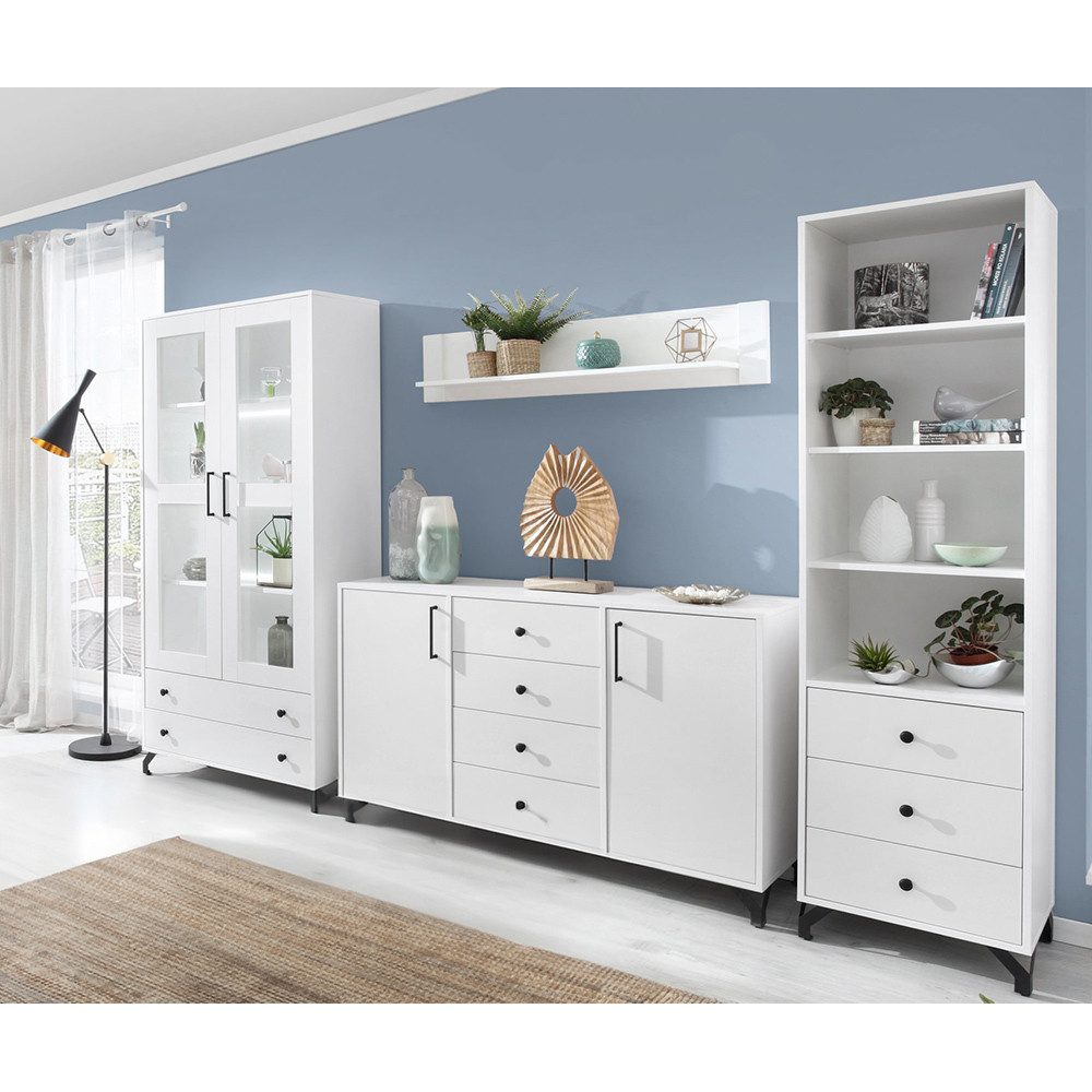 Lomadox Wohnzimmer Set Bend 133 Mega Spar Set 4 St 4 Tlg