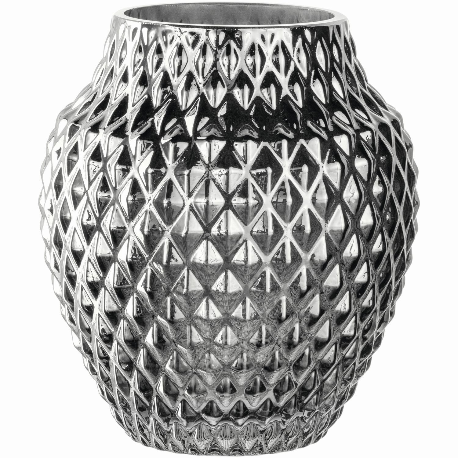Leonardo Dekovase Vase Leonardo Palazzo Dh 10x11 Cm Grau Blumenvase