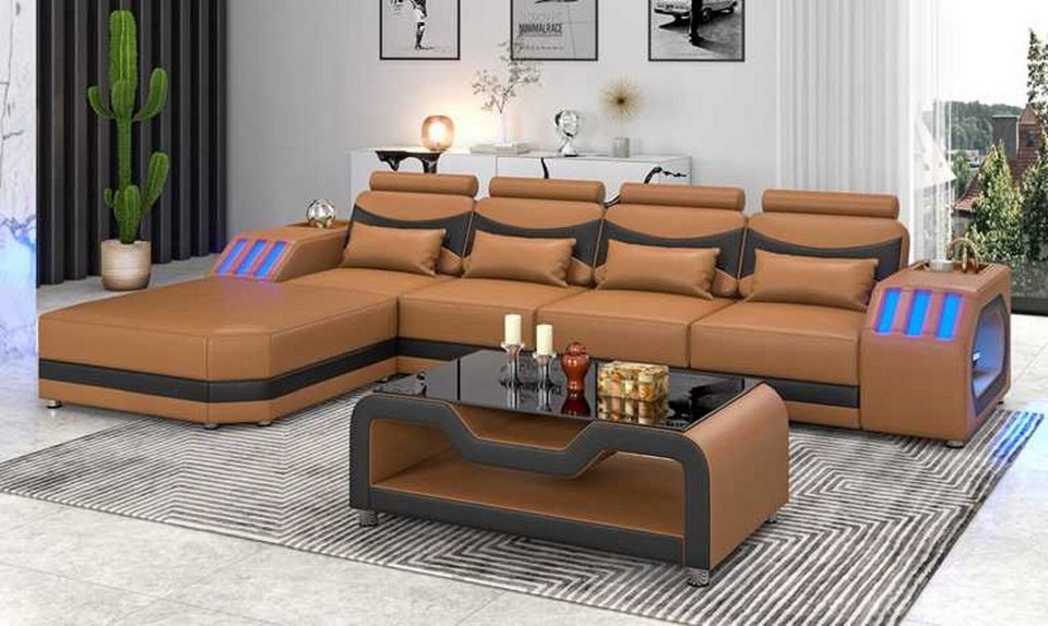 Jvmoebel Ecksofa Modern Ecksofa Ledersofa L Form Couch Sofas Luxus