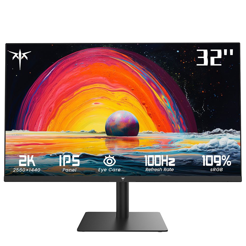 KTC H32T13 32'' QHD 100Hz Gaming-Monitor (2560×1440 px, WQHD, IPS, FreeSync & G-Sync, 109% sRGB ...