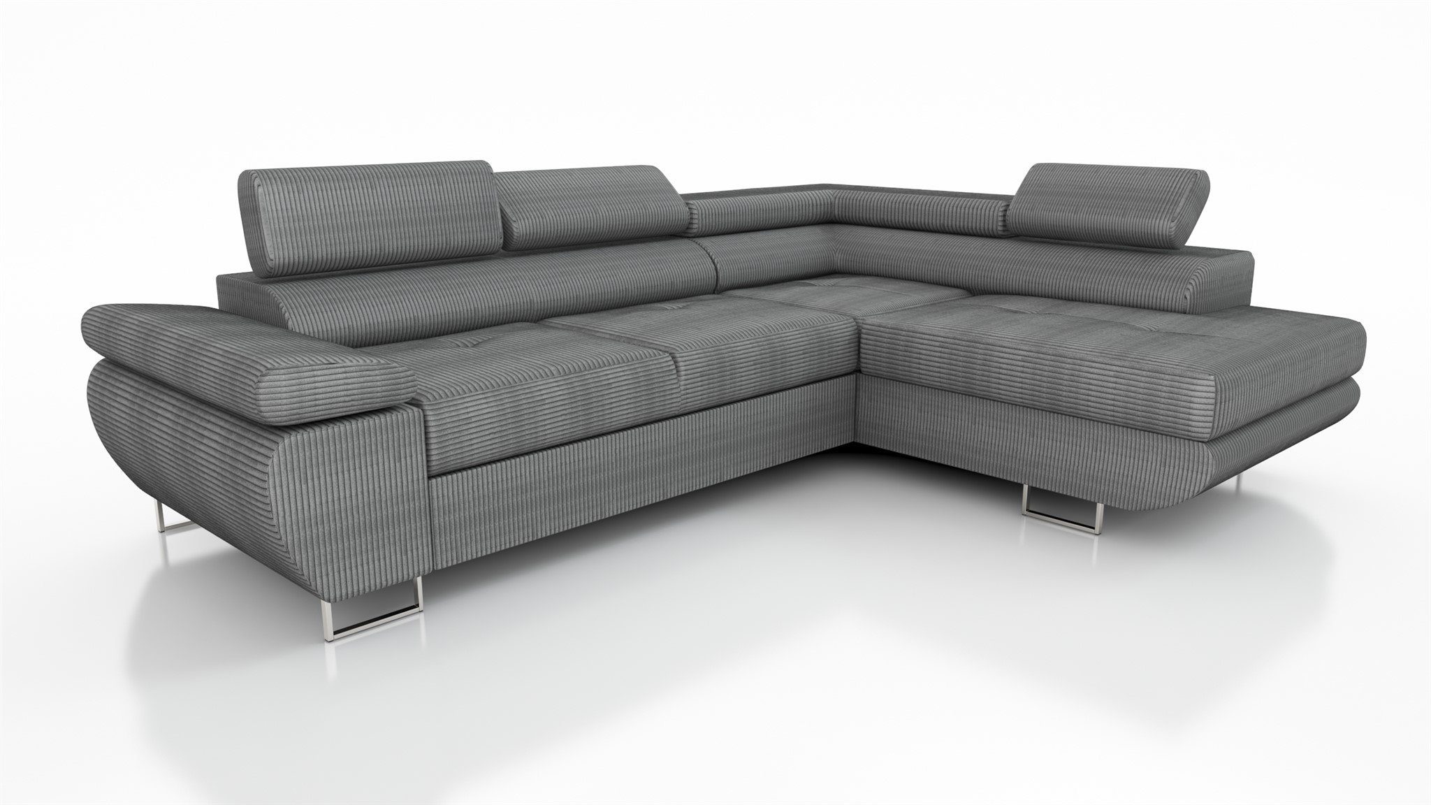 Fun Möbel Ecksofa Ecksofa Sofa ELON in Stoff Scala mit Schlaffunktion ...