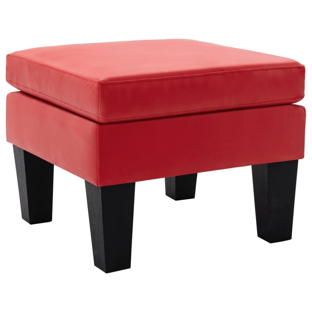 Möbelando Polsterhocker 3003234 In Rot Abmessungen Lxbxh 54x54x435 Cm