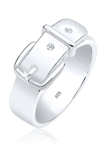 Diamore Diamantring »Gürtel Symbol Diamant 0.03 ct. 925 Sterling Silber ... Diamore Diamantring »Gürtel Symbol Diamant 0.03 ct. 925 Sterling Silber ...
