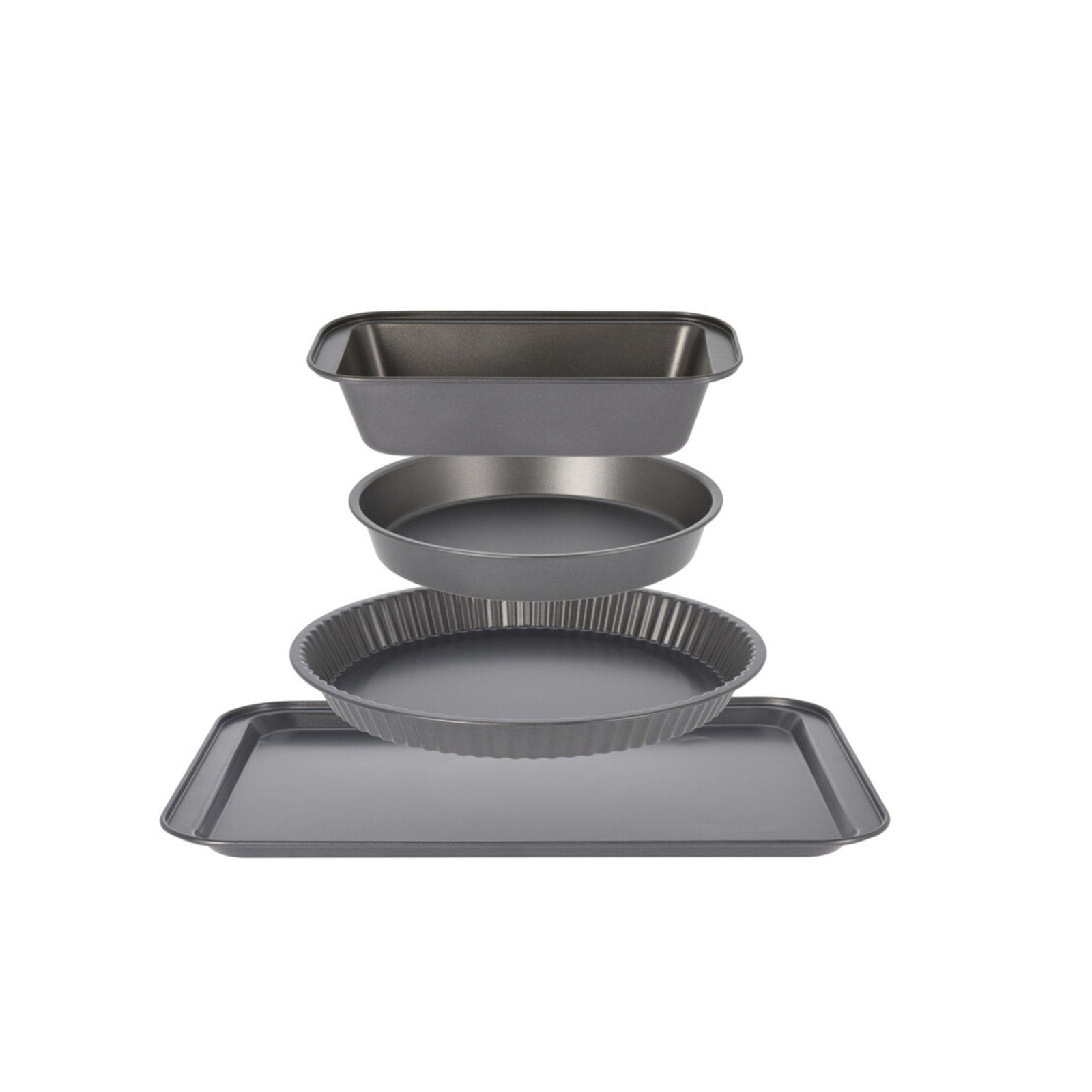Neuetischkultur Backform Backformen 4 Formen, (Set 4-tlg), Quicheform ...
