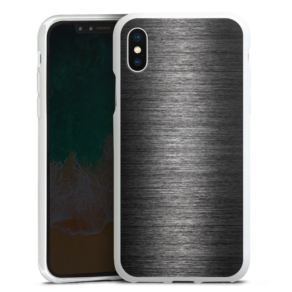 Deindesign Handyhülle Metal Look Anthrazit Apple Iphone X Hülle