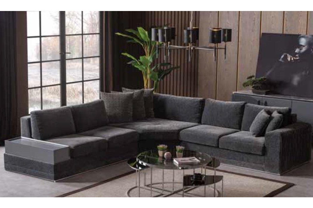 JVmoebel Ecksofa Wohnzimmer Ecksofa L-Form Sofas Eck Sofa Stoff Modern ...
