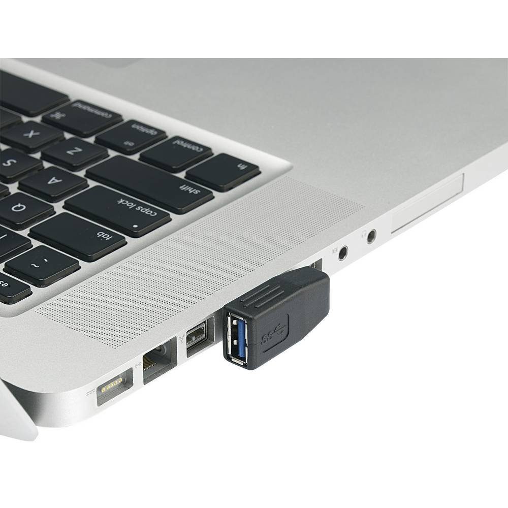 Renkforce USB 3 Adapter A-Stecker zu A-Buchse 90° seitlich USB-Adapter ...