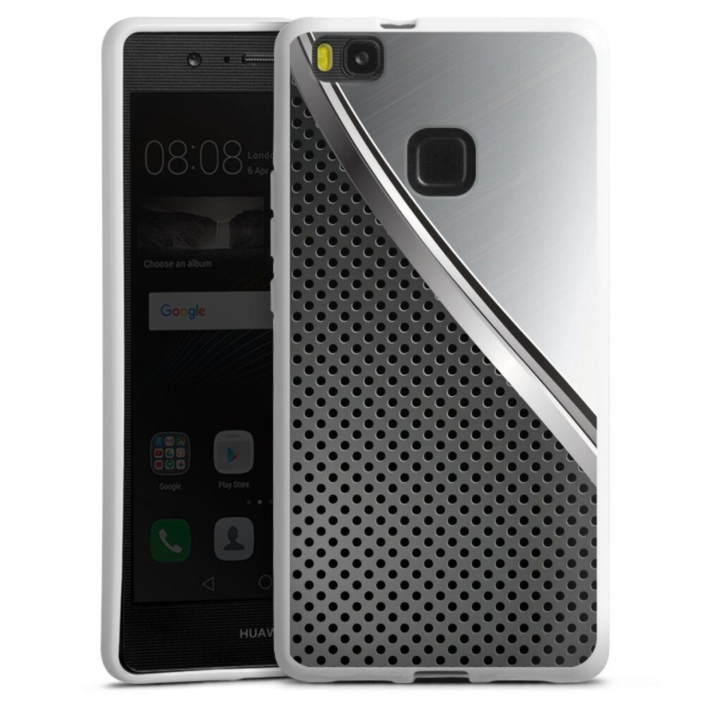 Deindesign Handyhülle Carbon Stahl Metall Duo Metal Surface Huawei P9