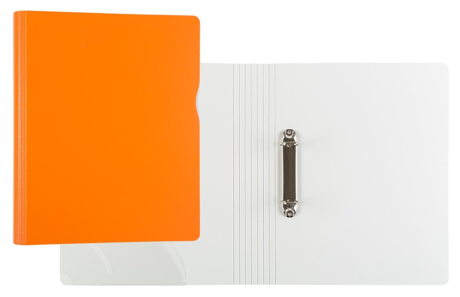 Idena Hefter Idena Ringbuch A4 orange 40mm 2 Ringe, Schnellhefter