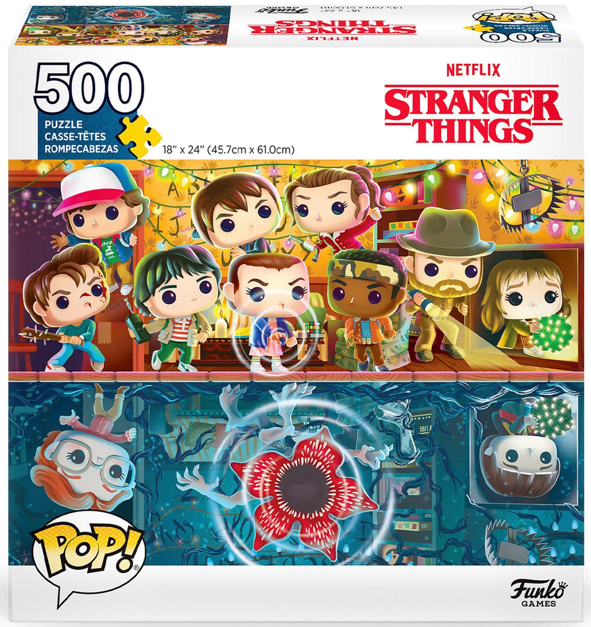 Funko GAMES Puzzle Pop! Puzzle, Stranger Things, 500 Puzzleteile ...