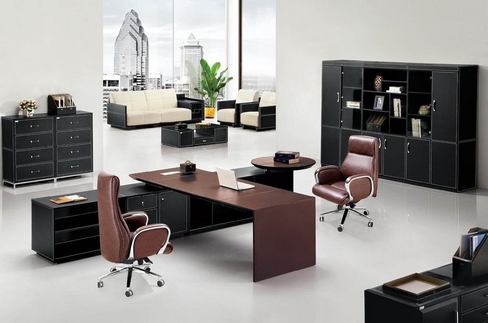 Jvmoebel Eckschreibtisch Designer Büro Schreibtisch Tisch Hochwertige