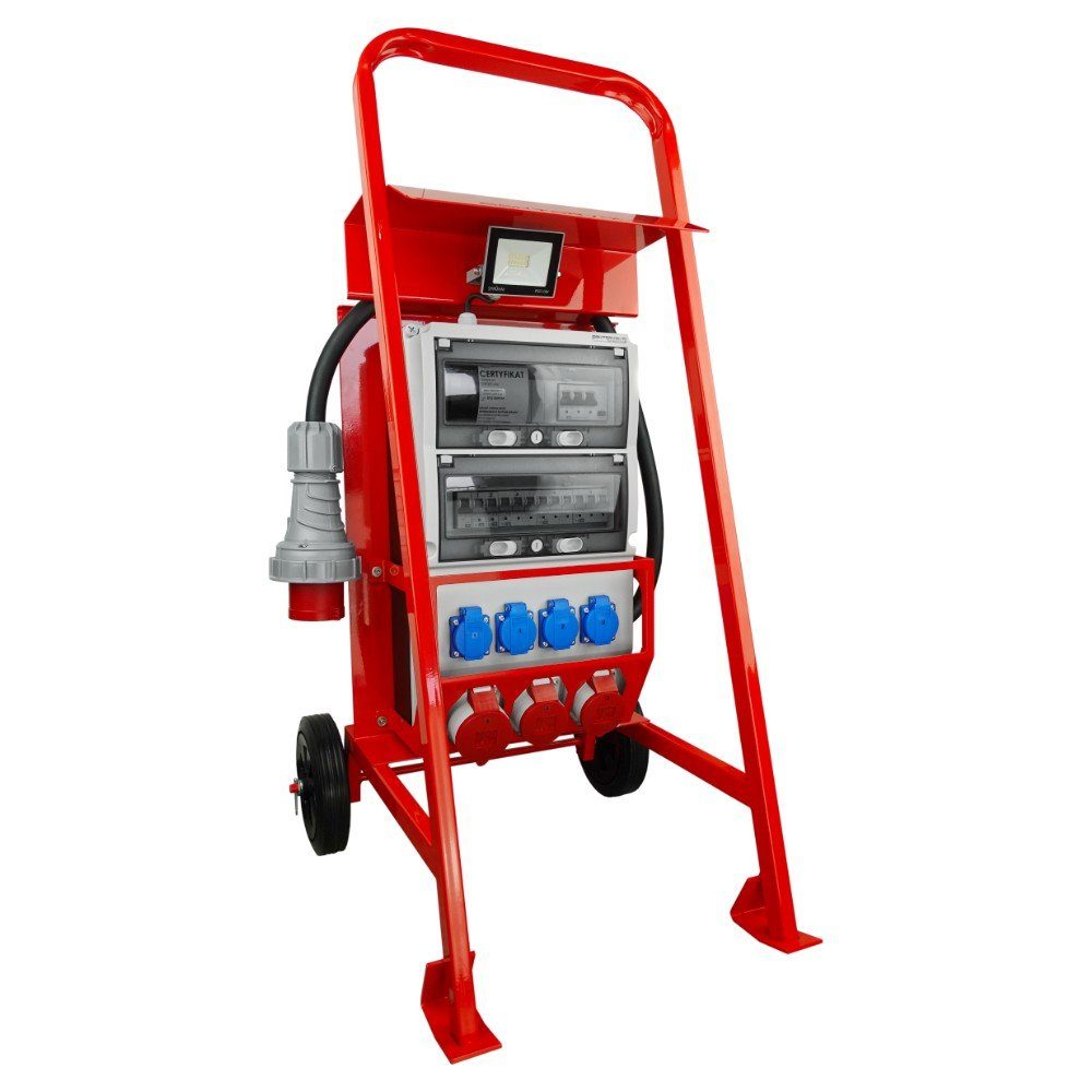 Doktorvolt Stromverteiler Baustromverteiler mit Ständer eXT S/FI SET 32A 2x16A 4x230V (1-St)