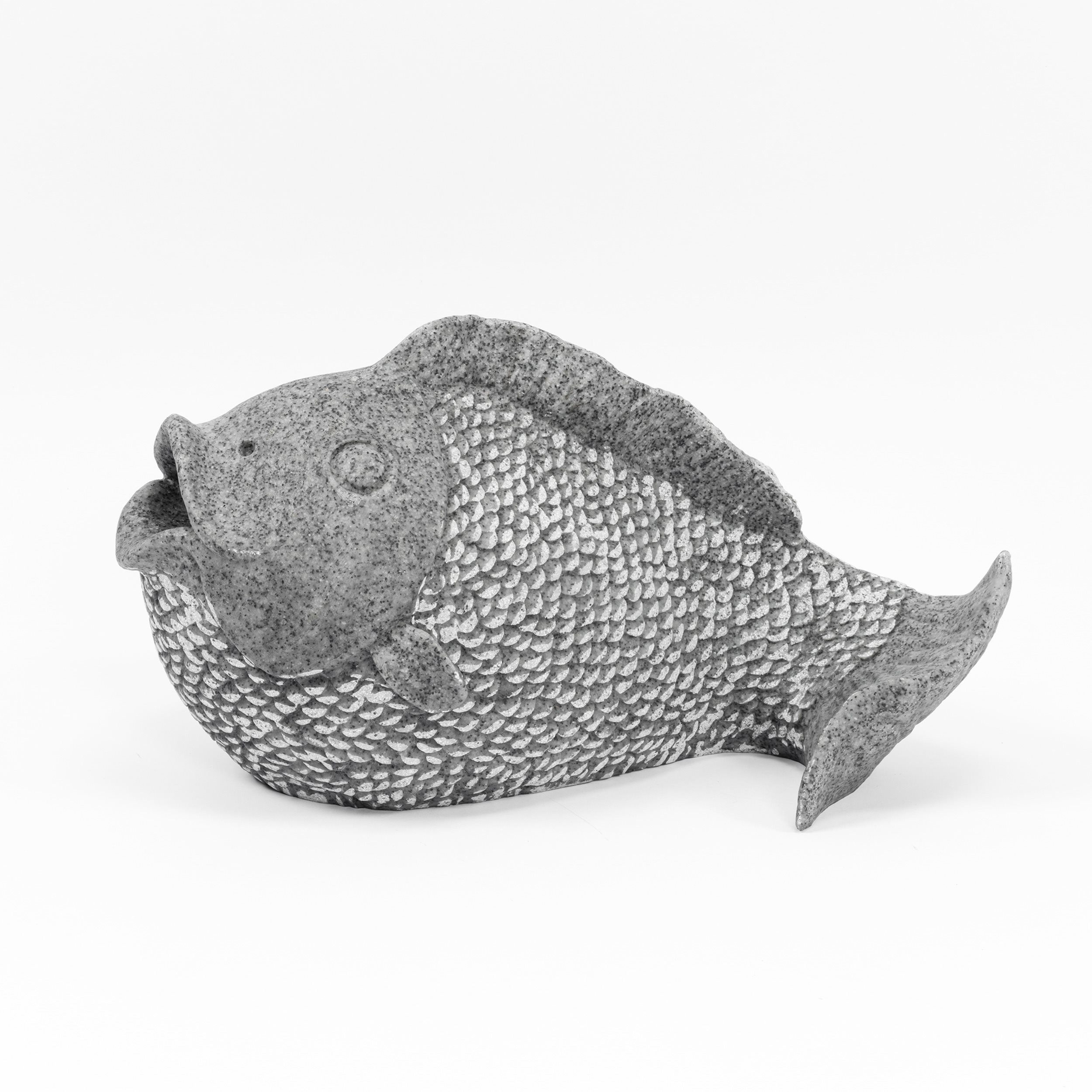 esotec Wasserspeier Teich-Figur Fisch mit Schlauch 3m, 41x23x22cm ...