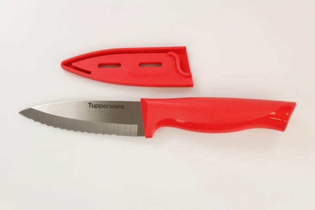 TUPPERWARE Universalküchenmesser Tupperware Messer Essential-Serie rot ...
