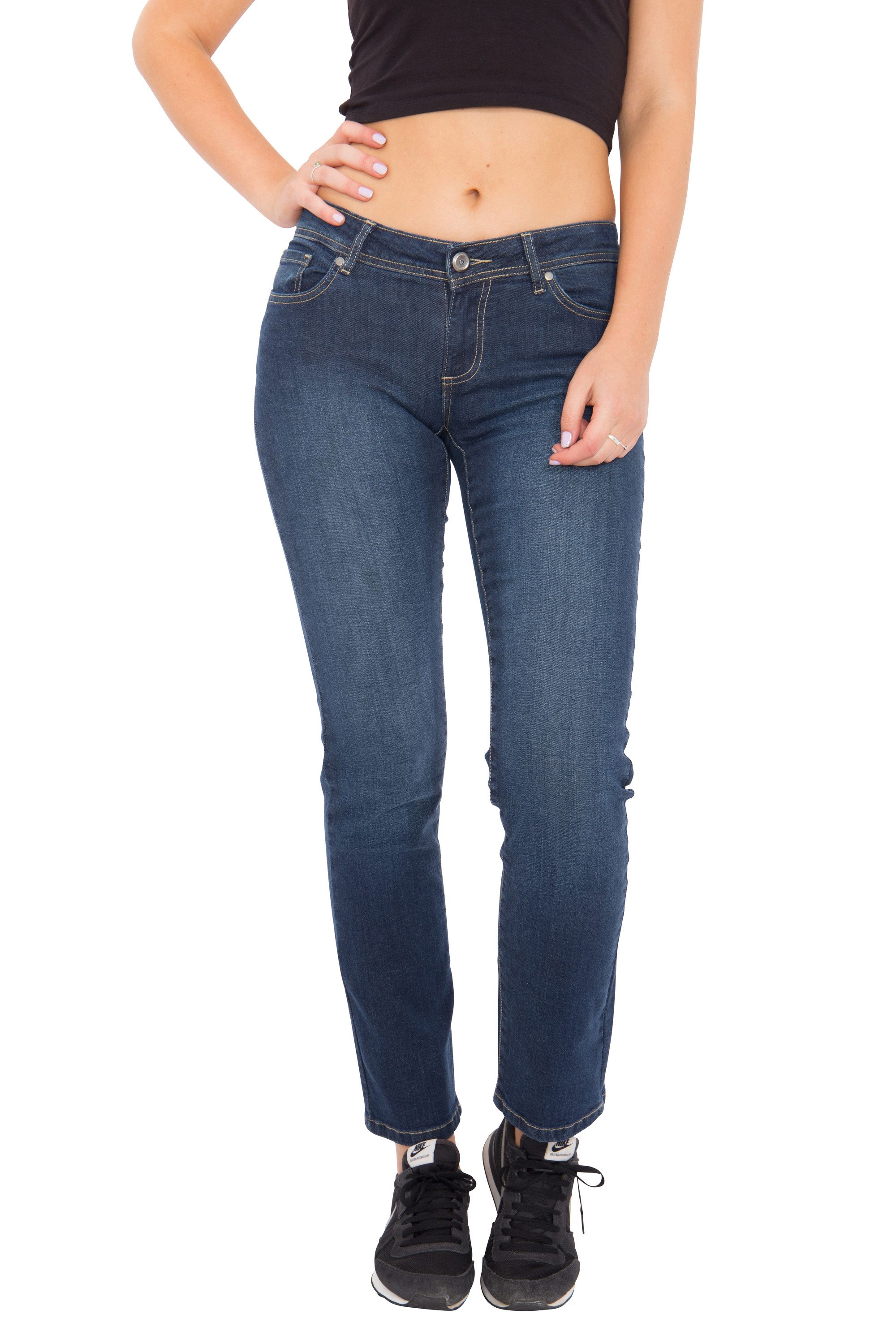 Way of Glory Relax-fit-Jeans Britney regular fit & straight leg, dunkle ...