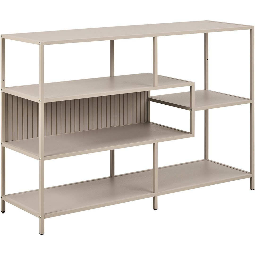 ebuy24 Regal Seaford Regal 4 Regale grau., Stehregal, Bodenregal
