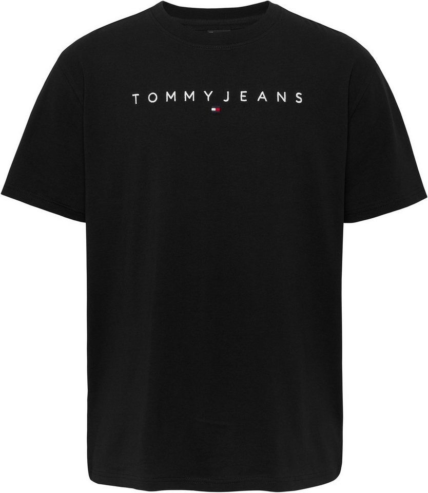 Tommy Jeans T Shirt Tjm Reg Linear Logo Tee Ext Mit Markenlabel