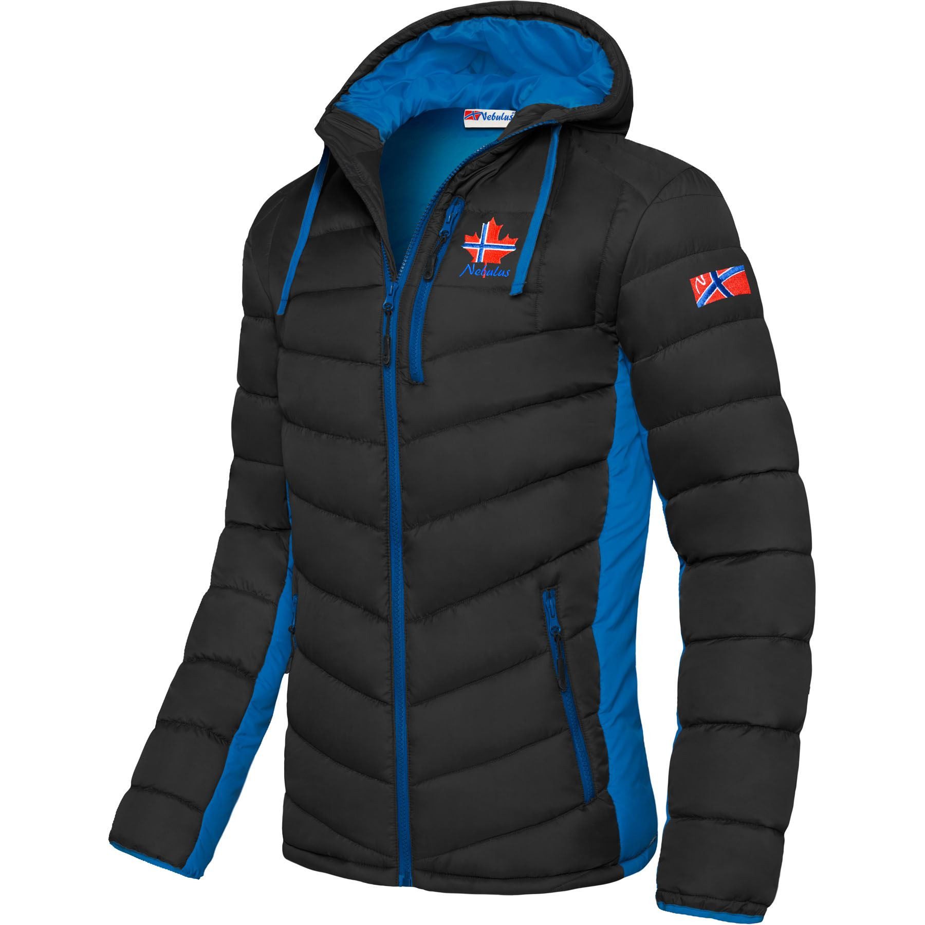 Nebulus Winterjacke MERIK, P5151 - Herren, schwarz-lime, M