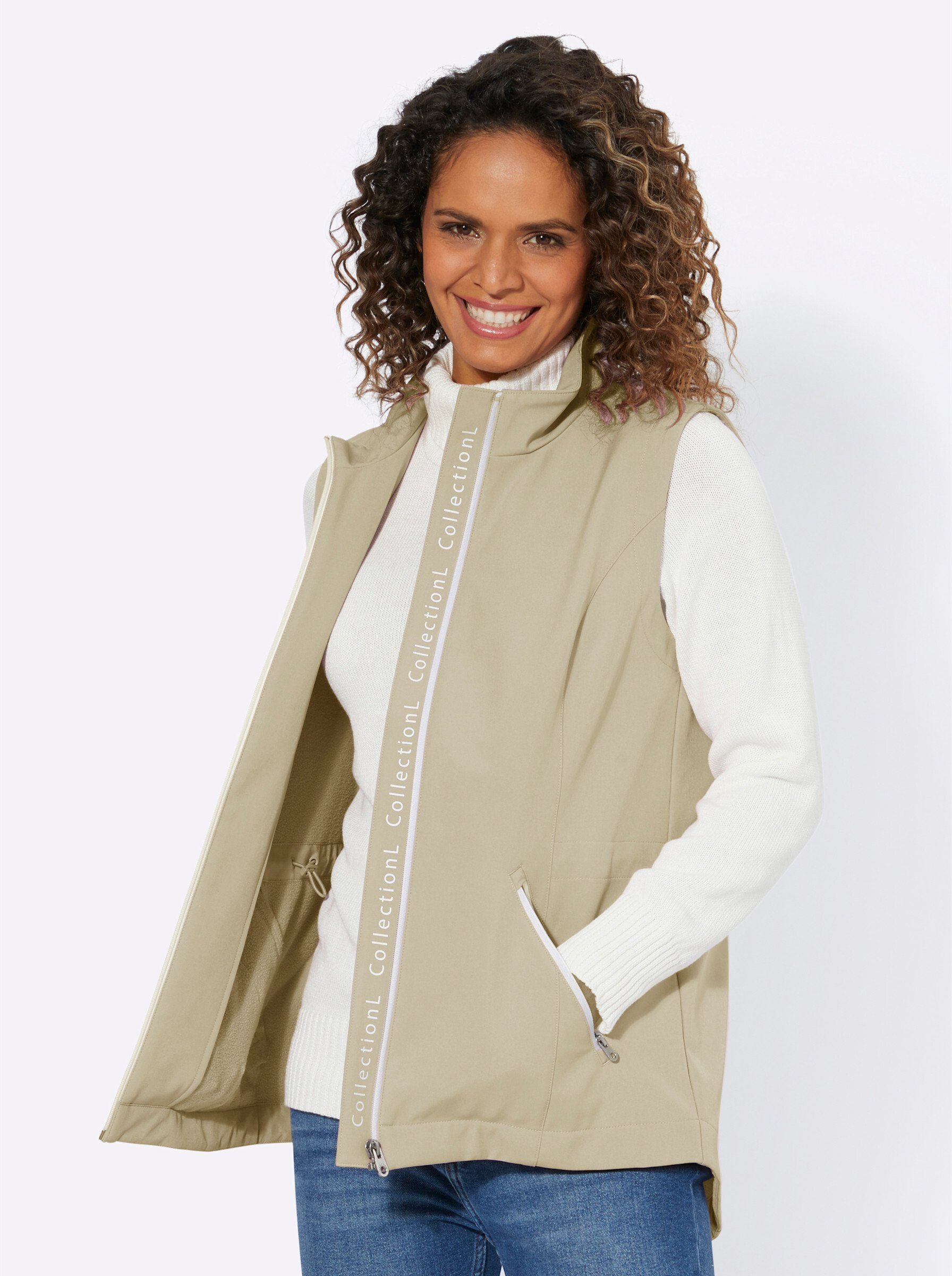 Witt Jerseyweste Softshell-Weste, Tunnelzug in der Taille